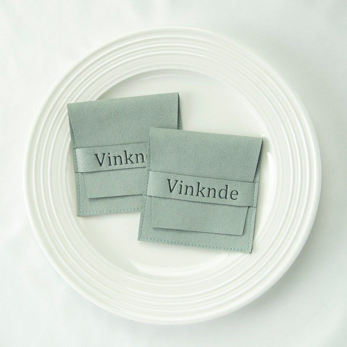 50pcs Personalized Green Microfiber Bags Custom Jewelry - Etsy