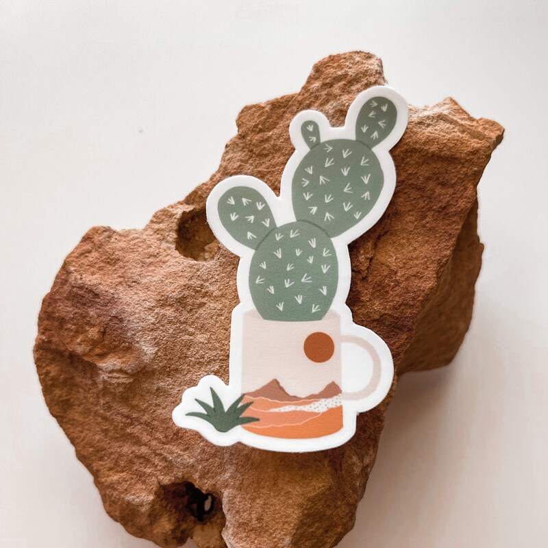 Cactus Stickers - Etsy
