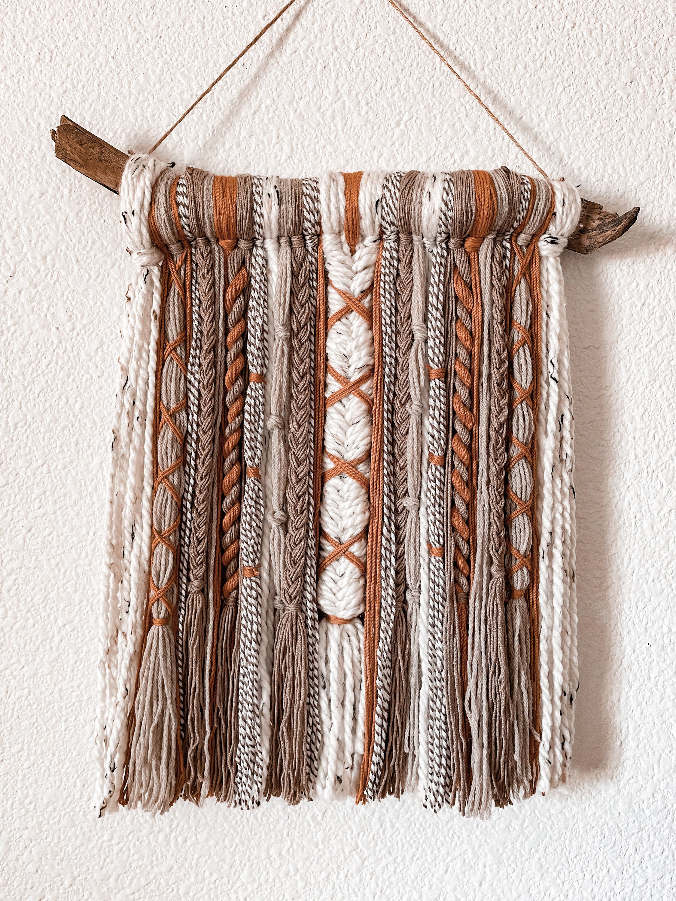 Boho Macrame Yarn Wall Hanging Macrame Yarn Wall Hanging Bedroom ...