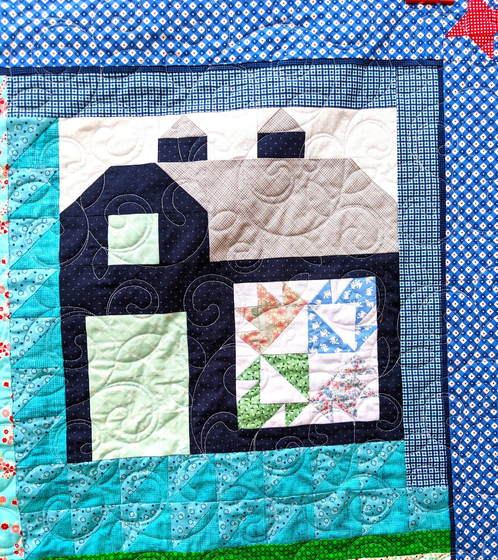 Life on the Farm Throw Quilt - Etsy