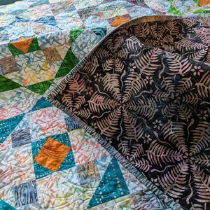 Warm Sparks Queen Quilt - Etsy