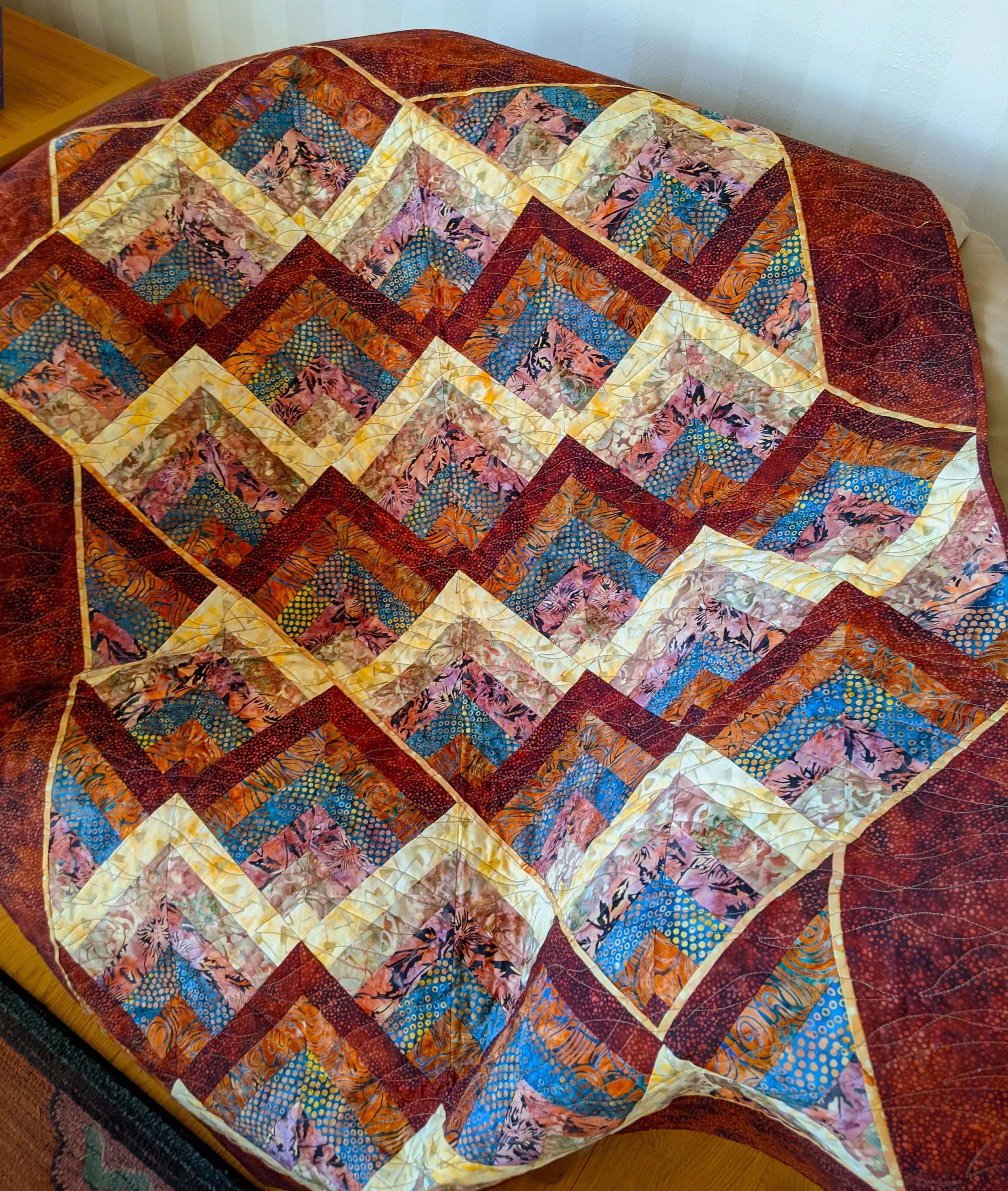 Breaking Out Throw Quilt - Etsy