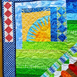 Life on the Farm Throw Quilt - Etsy