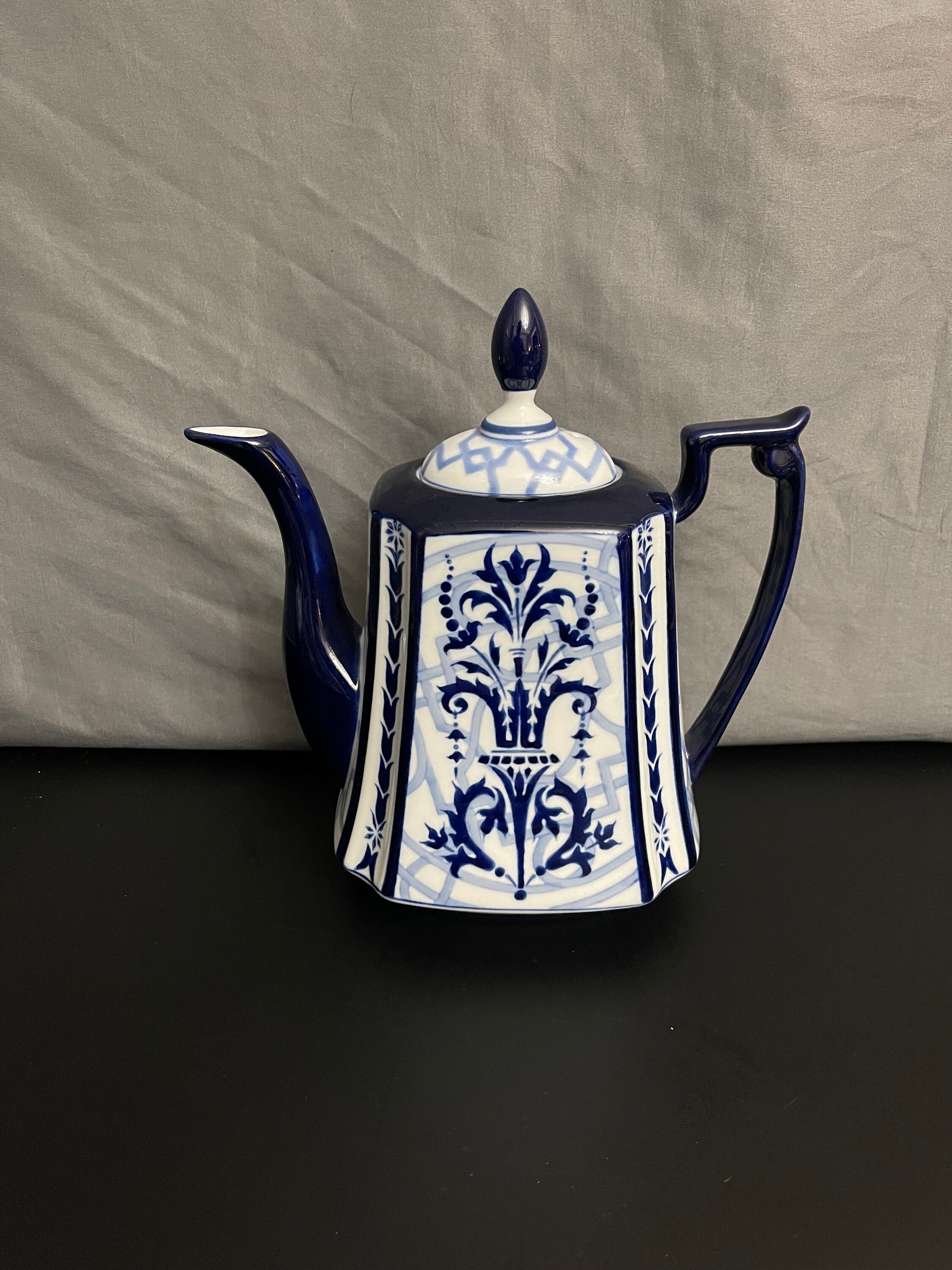 Windsor Blue & White Bombay Coffee/teapot Set for Two - Etsy