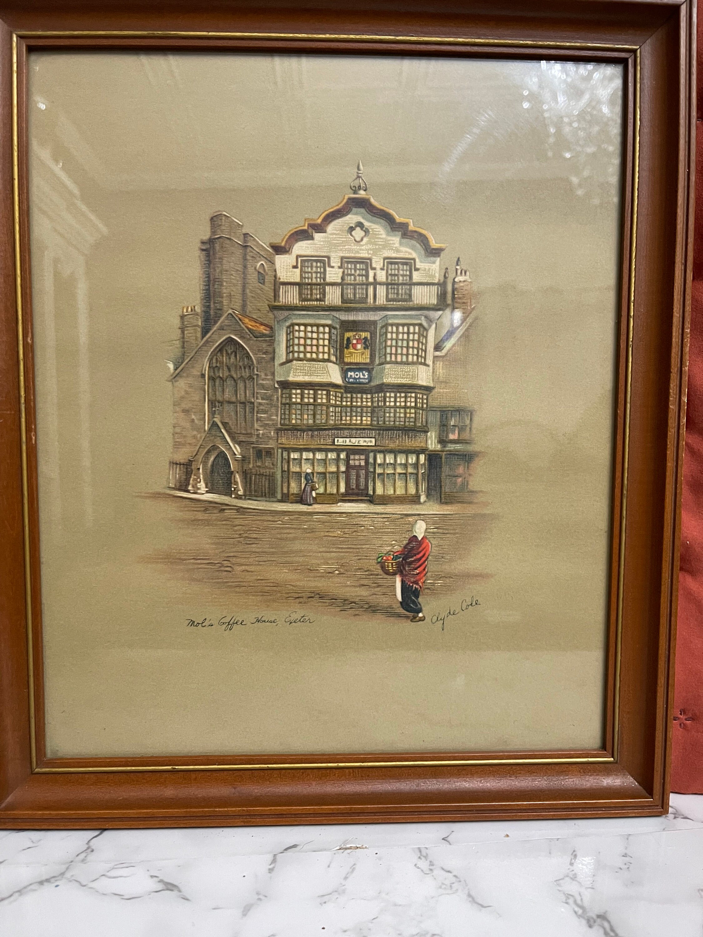 Two Signed Prints by Clyde Cole - Etsy