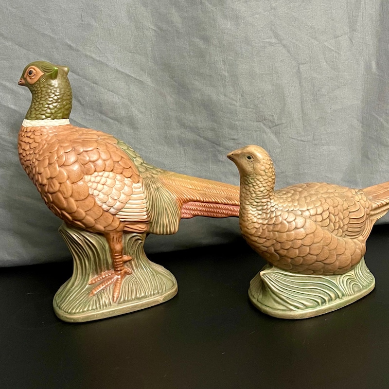 Ceramic Pheasant Figurine - Etsy