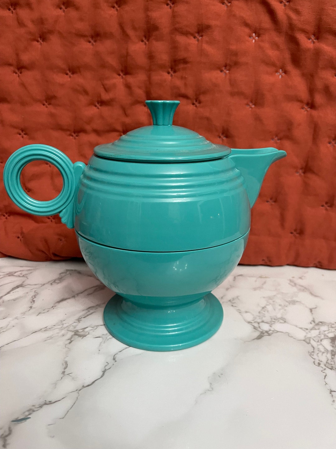 Fiesta Ware Thermal Insulated Rare Vintage Plastic Teapot or Coffee ...