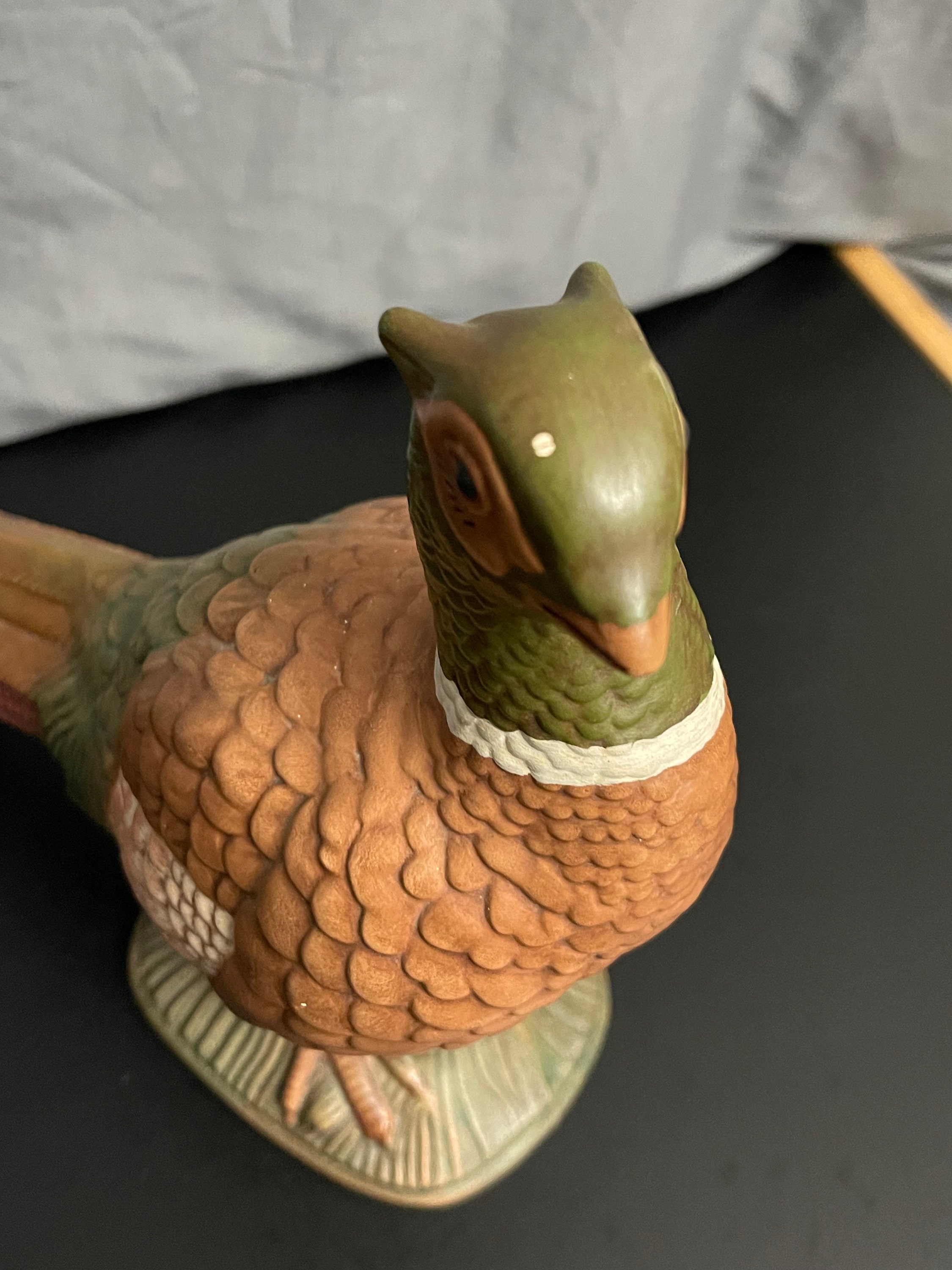 Pair of Vintage Ceramic Pheasants - Etsy