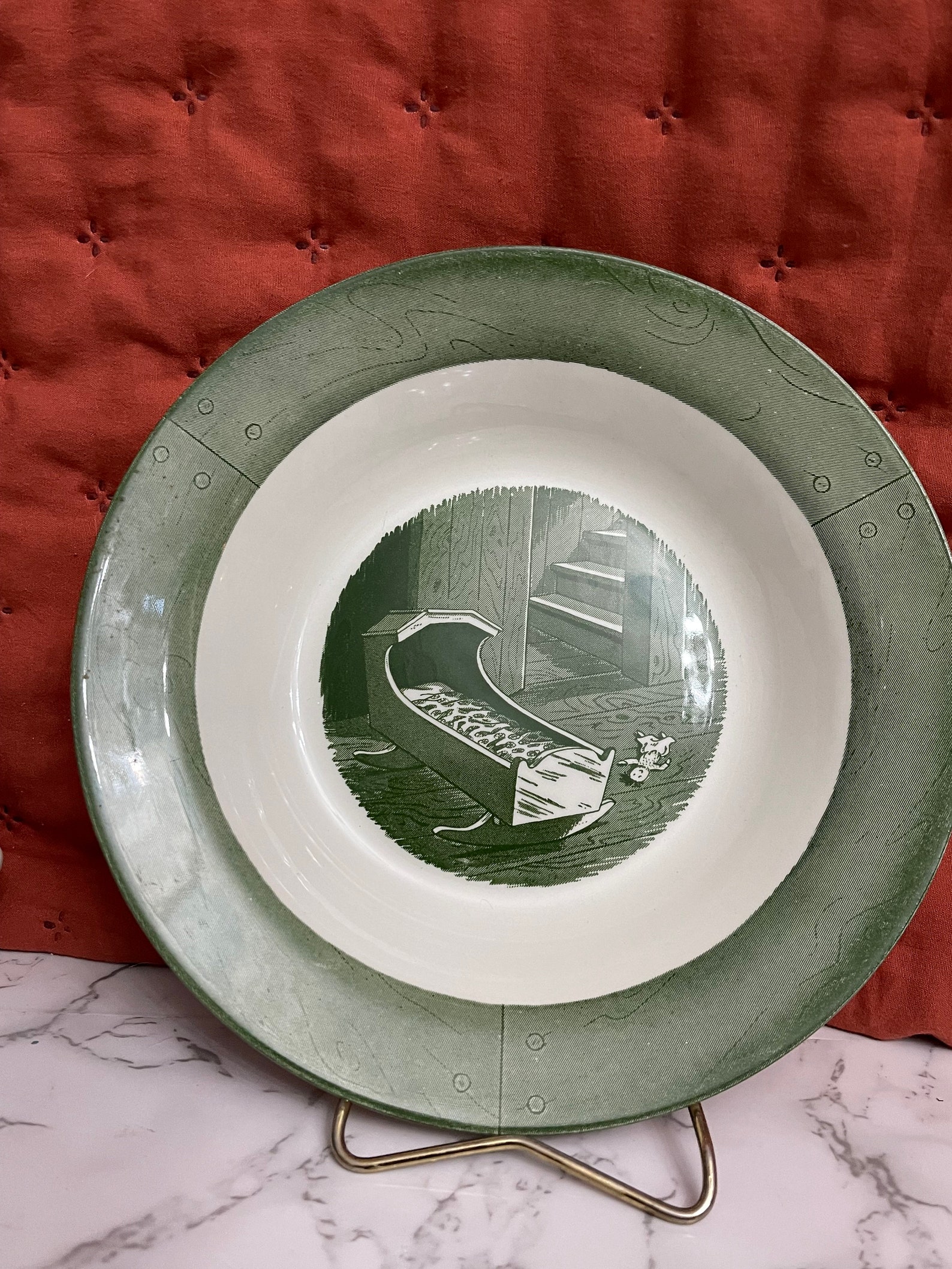 Colonial Homestead Green by Royal (USA) - Etsy