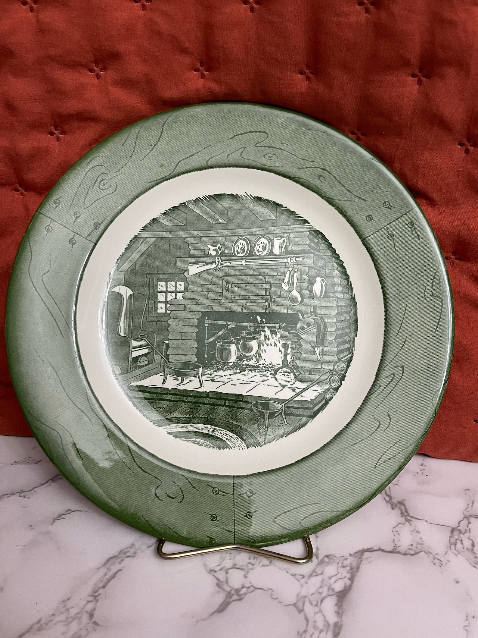 Colonial Homestead Green by Royal (USA) - Etsy