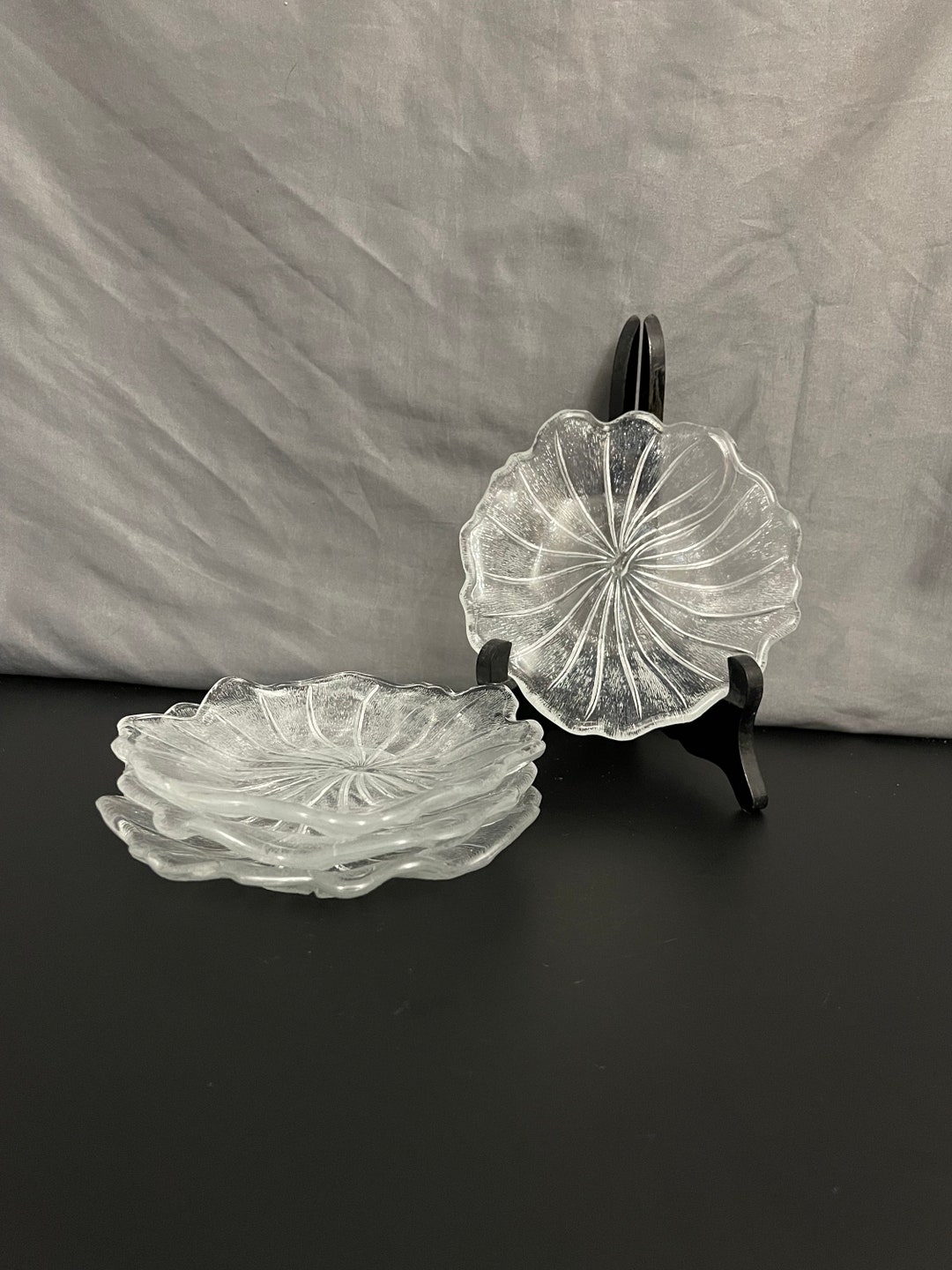 Set of Lilly Pad Dessert Plates - Etsy