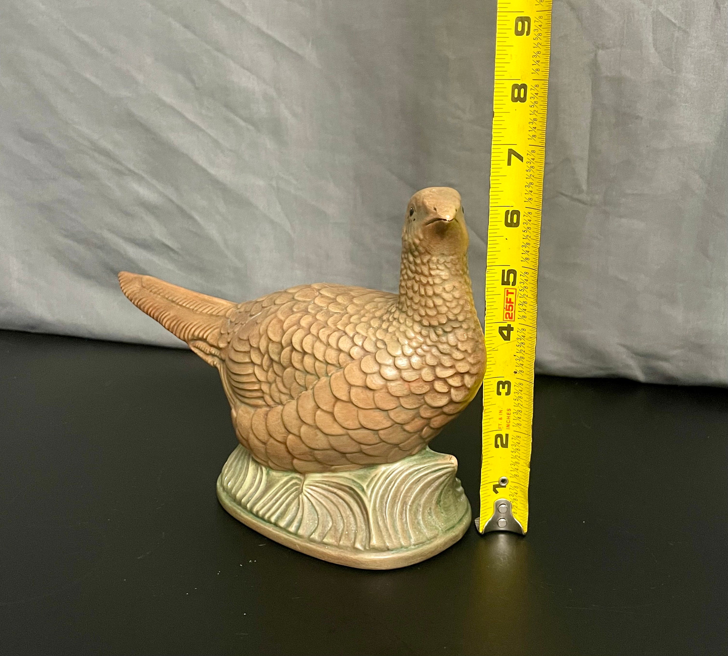 Pair of Vintage Ceramic Pheasants - Etsy