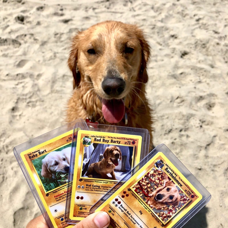 Custom Gold Trading Cards - Etsy