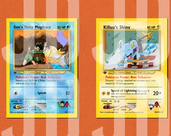 Custom Hero Fan Art Anime Trading Card - Etsy