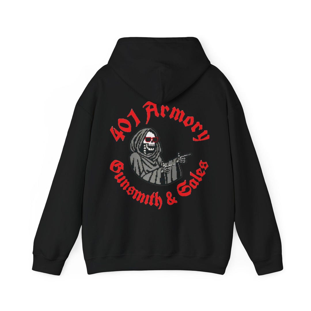 401 Armory Red Reaper "og" Hoodie - Etsy
