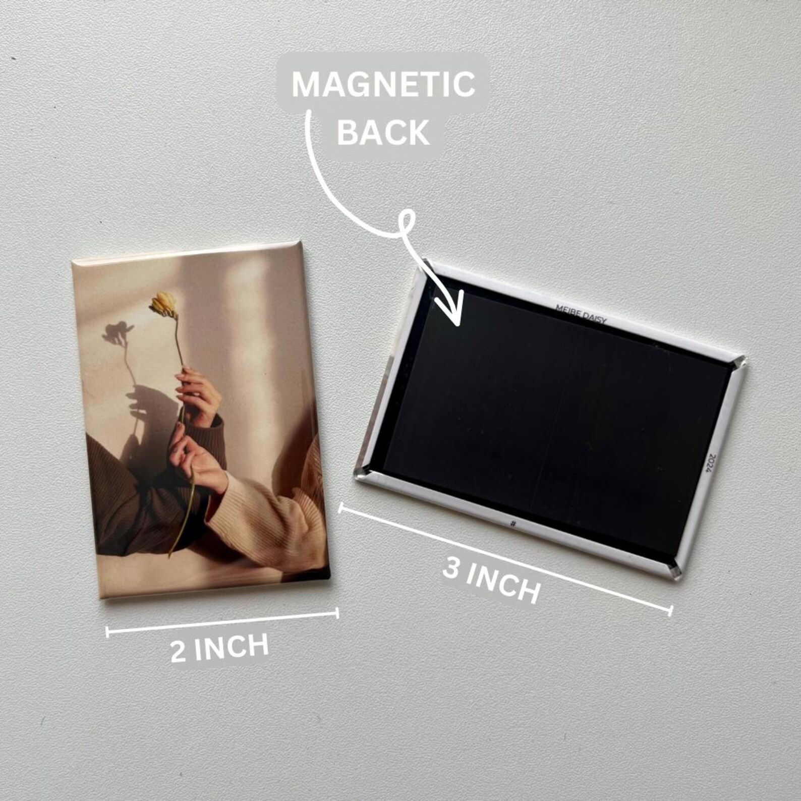 6 Custom Photo Magnets 2x3 Personalized Fridge Magnets Hardback Picture ...