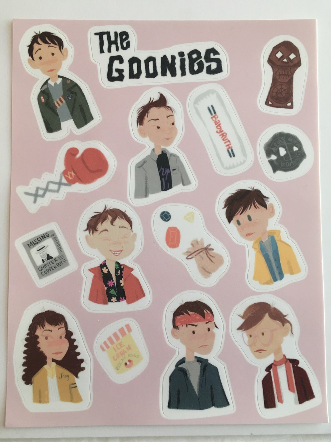 The Goonies Sticker Sheet - Etsy