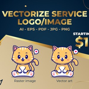 Vectorize Your Logo, Convert Logo to Vector, Jpg to Vector AI EPS - Etsy