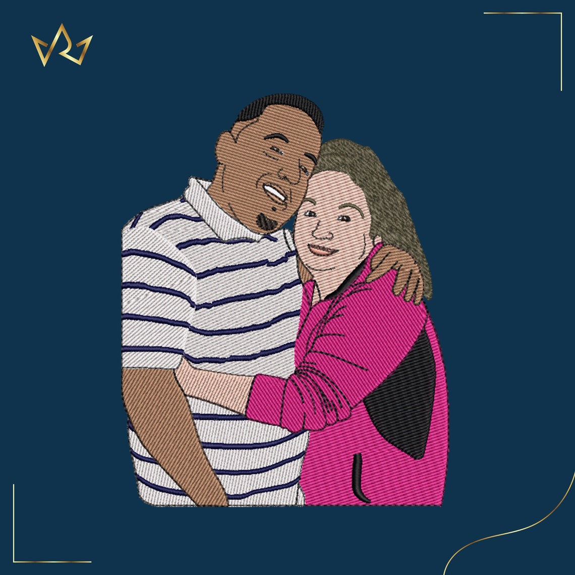 Custom Embroidery Digitizing / Custom Embroidery Pattern/ - Etsy