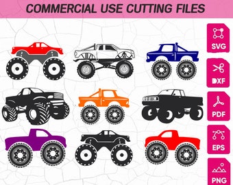 Monster jam svg | Etsy