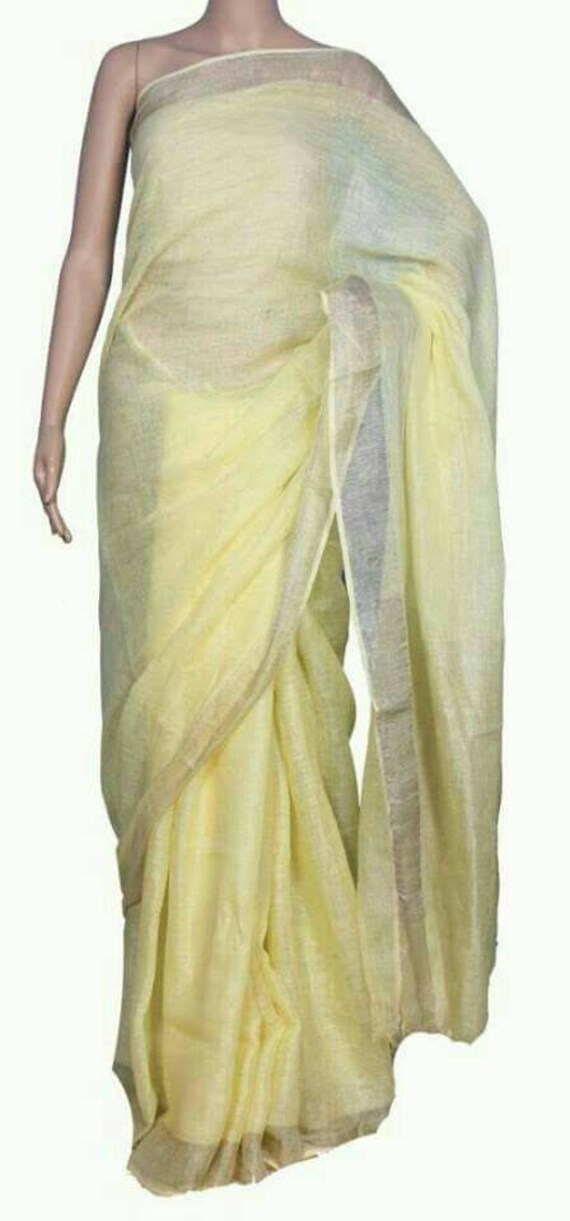 Linen by Linen 100 Count Light Yellow Pure Organic Handwoven | Etsy