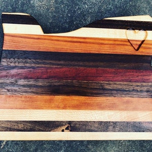 Custom Made to Order Handmade Oregon State Cutting Boards - Etsy