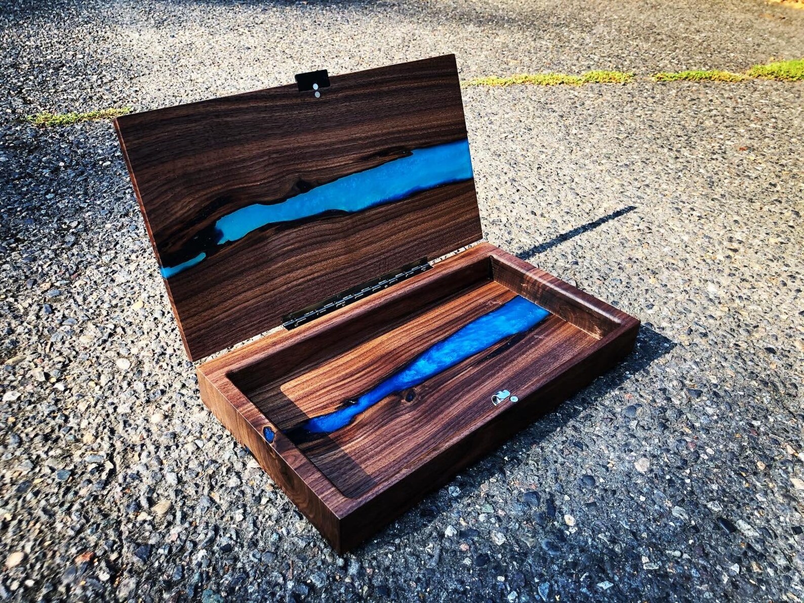 Custom Wood and Resin Box - Etsy