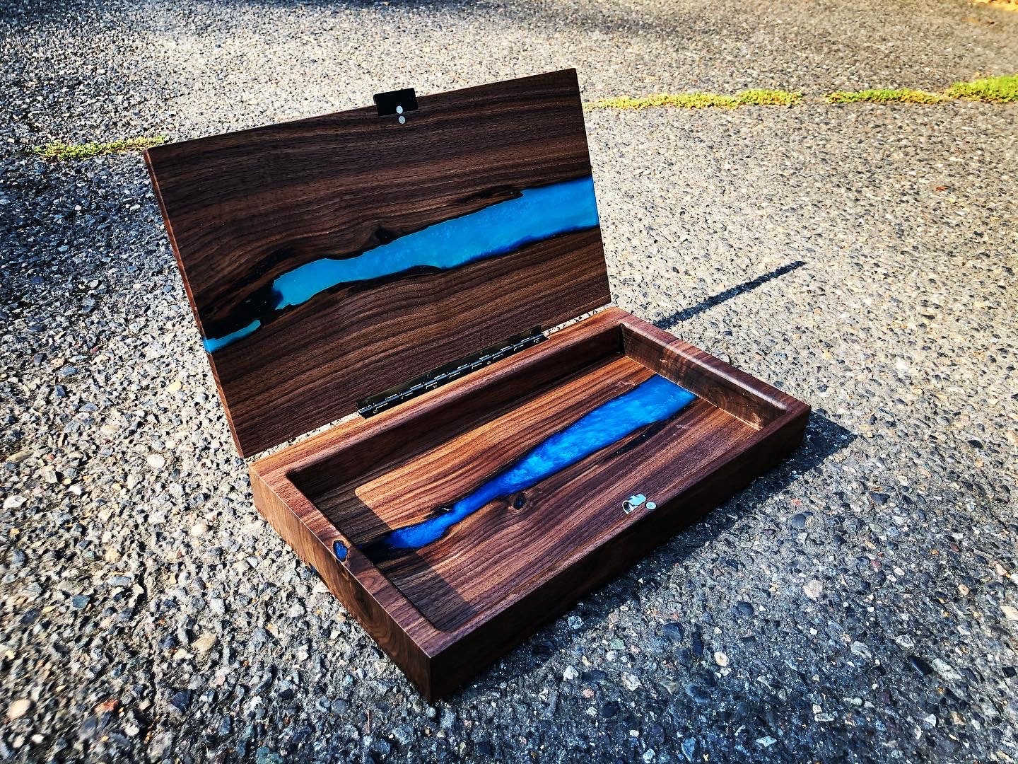 Custom Wood and Resin Box - Etsy