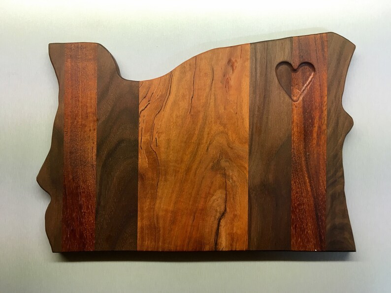 Custom Made to Order Handmade Oregon State Cutting Boards - Etsy