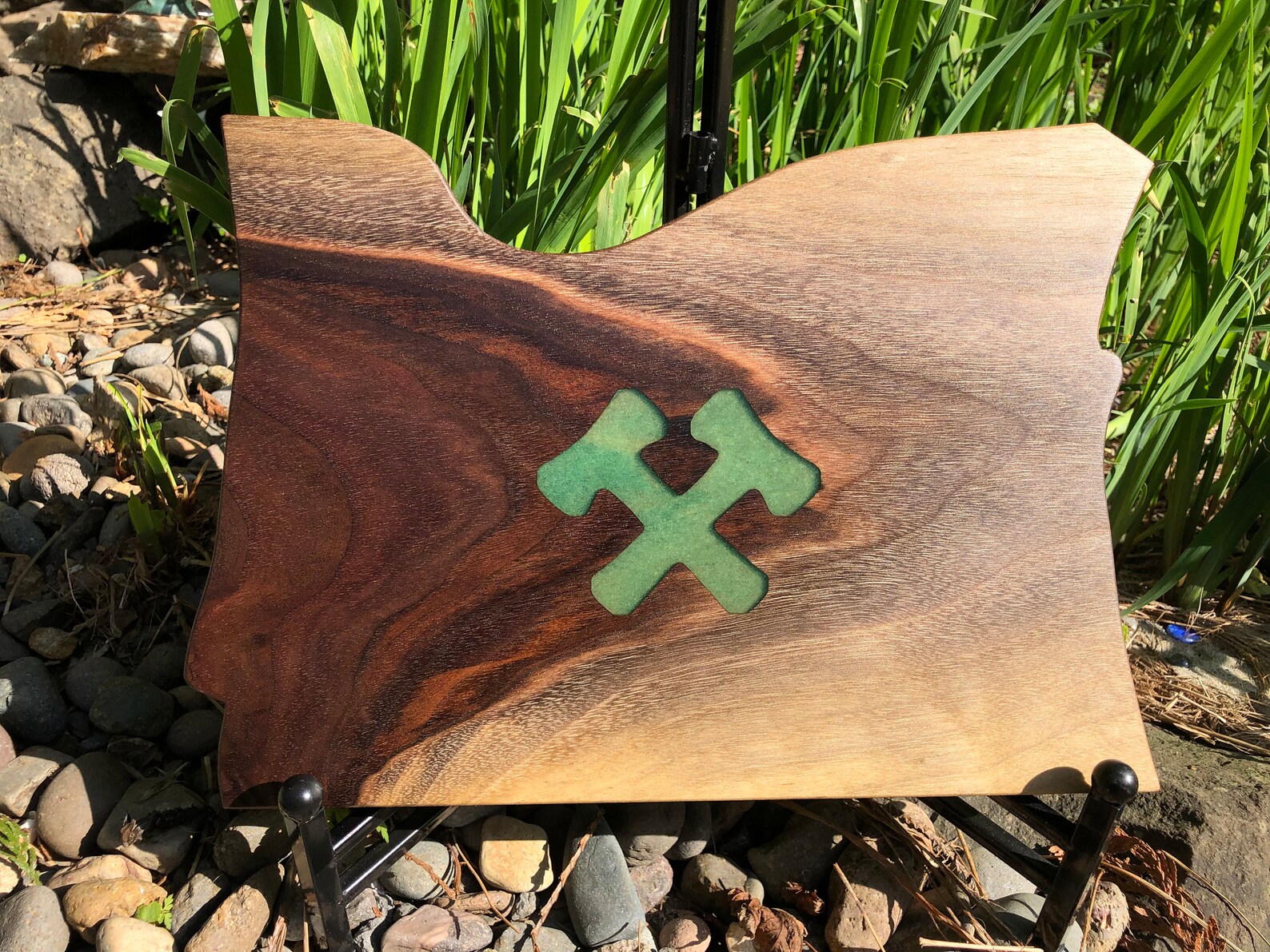 Custom Made to Order Crossed Axe Board - Etsy