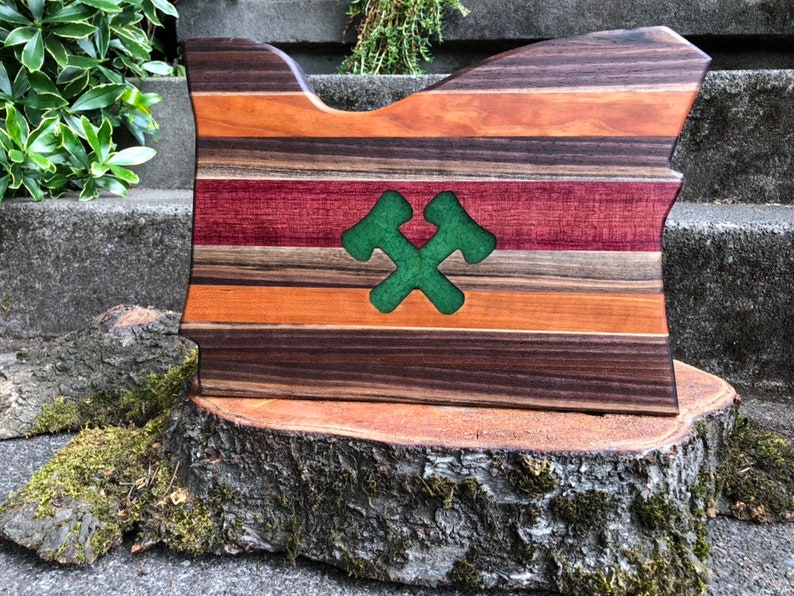Custom Made to Order Crossed Axe Board - Etsy