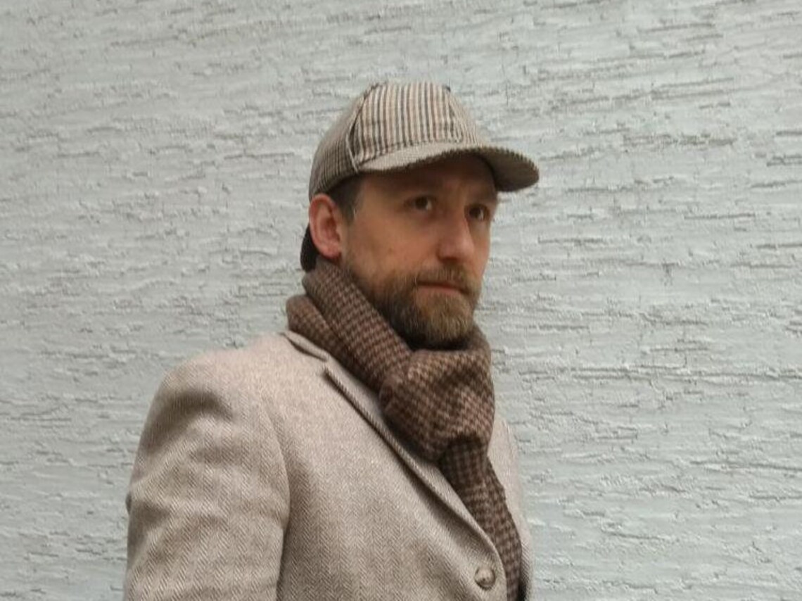 Deerstalker Hat, Sherlock Holmes Hat, Tweed Sherlock Hat, Wool Ear ...