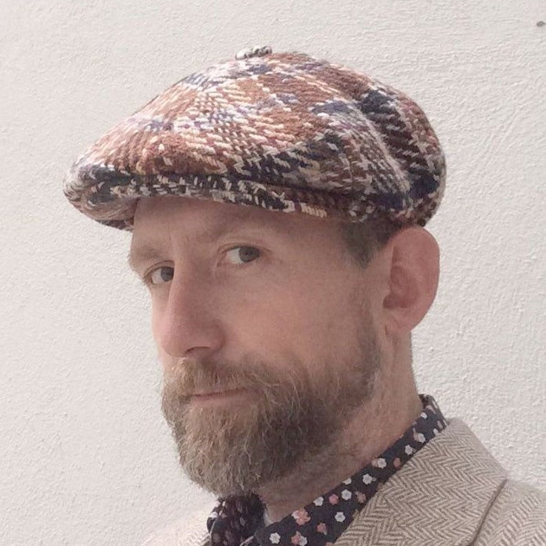 Classic Irish Cap, Men's Tweed Hat, Brian Johnson Cap, Peaky Blinders ...