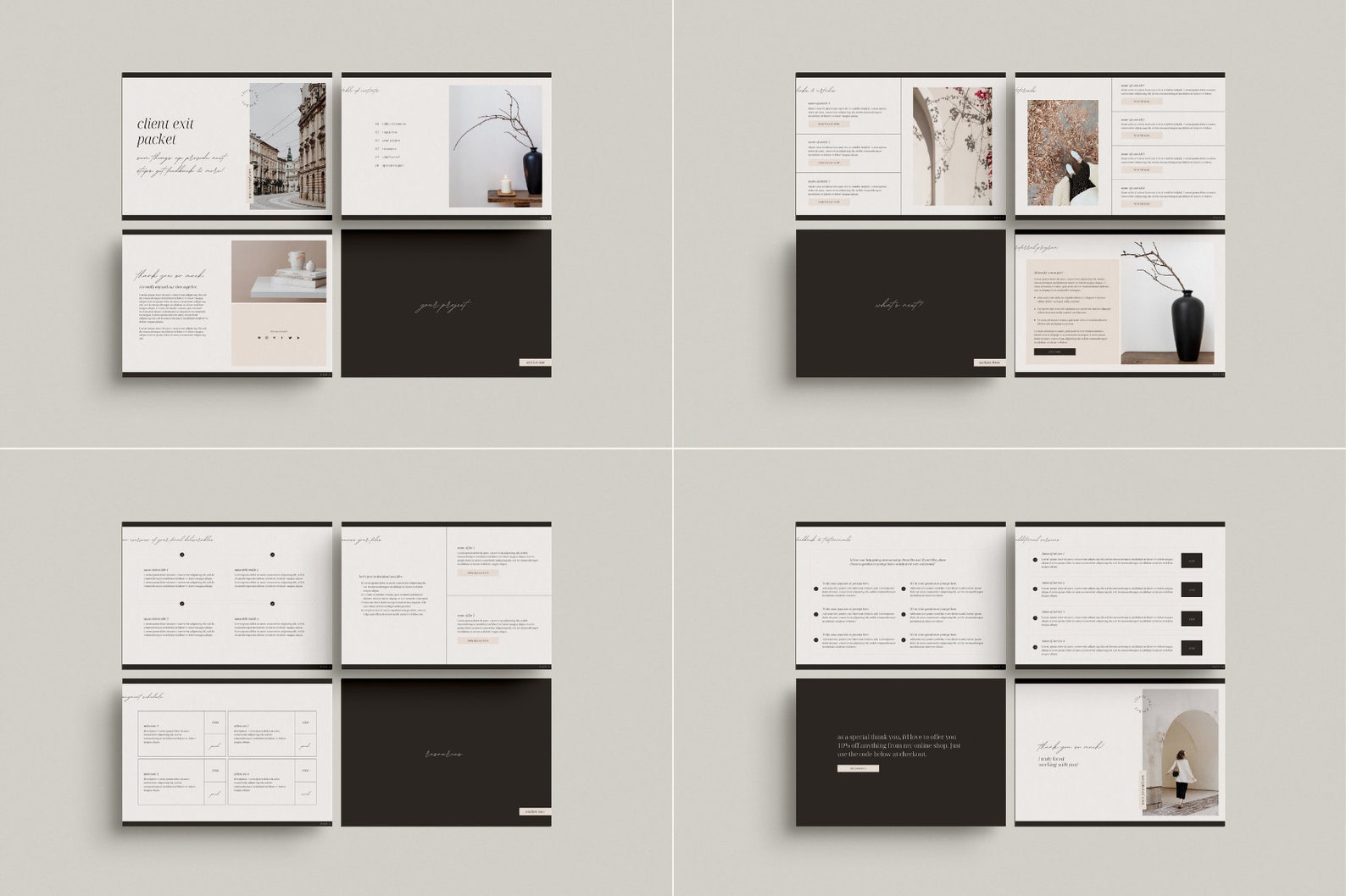 Client Exit Packet Canva Template Business Template - Etsy