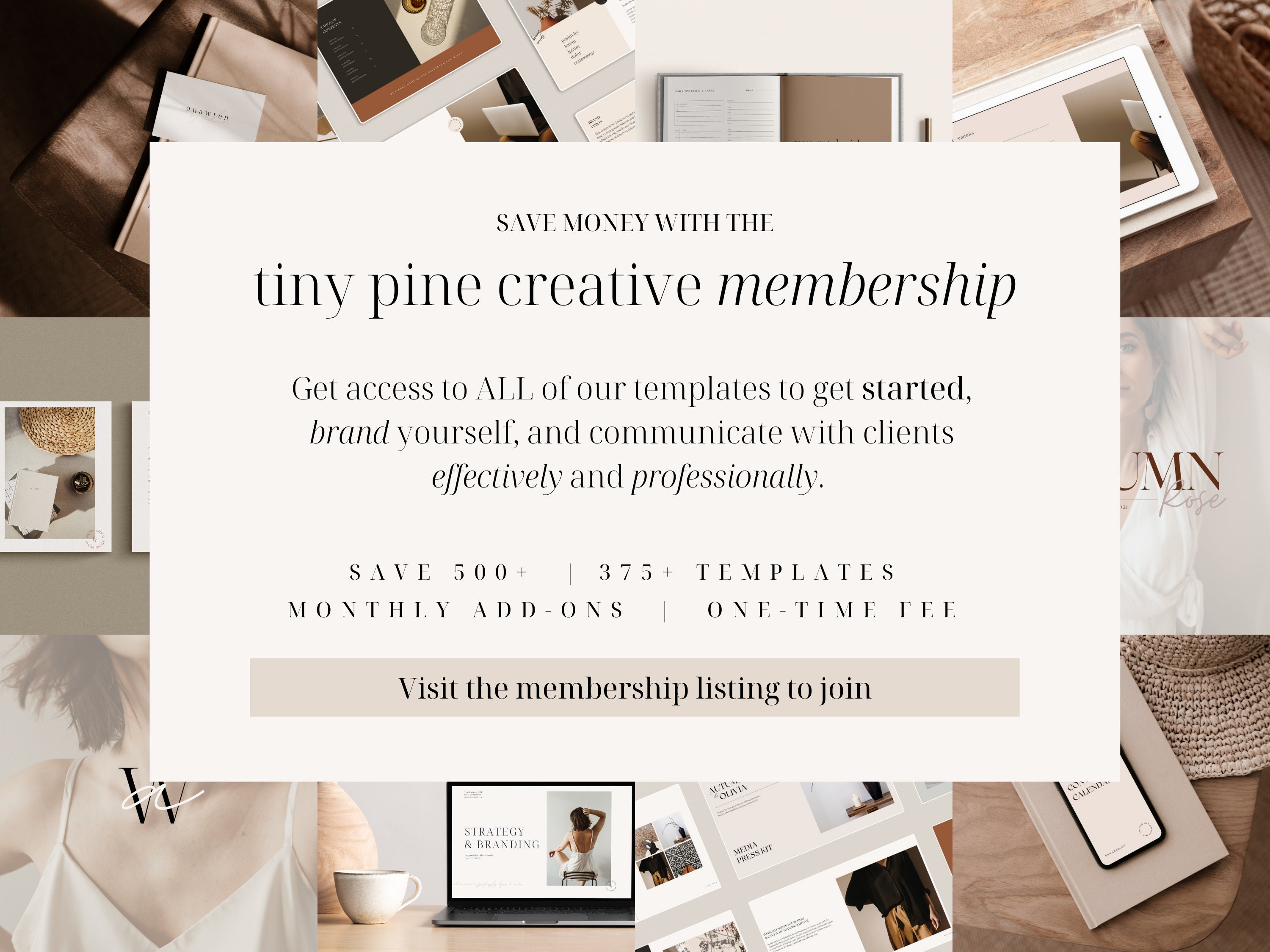 Pre-made Brand Logo Submark Brandboard Business Cards - Etsy