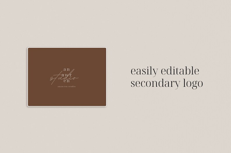 Pre-made Brand Logo Submark Brandboard Business Cards - Etsy