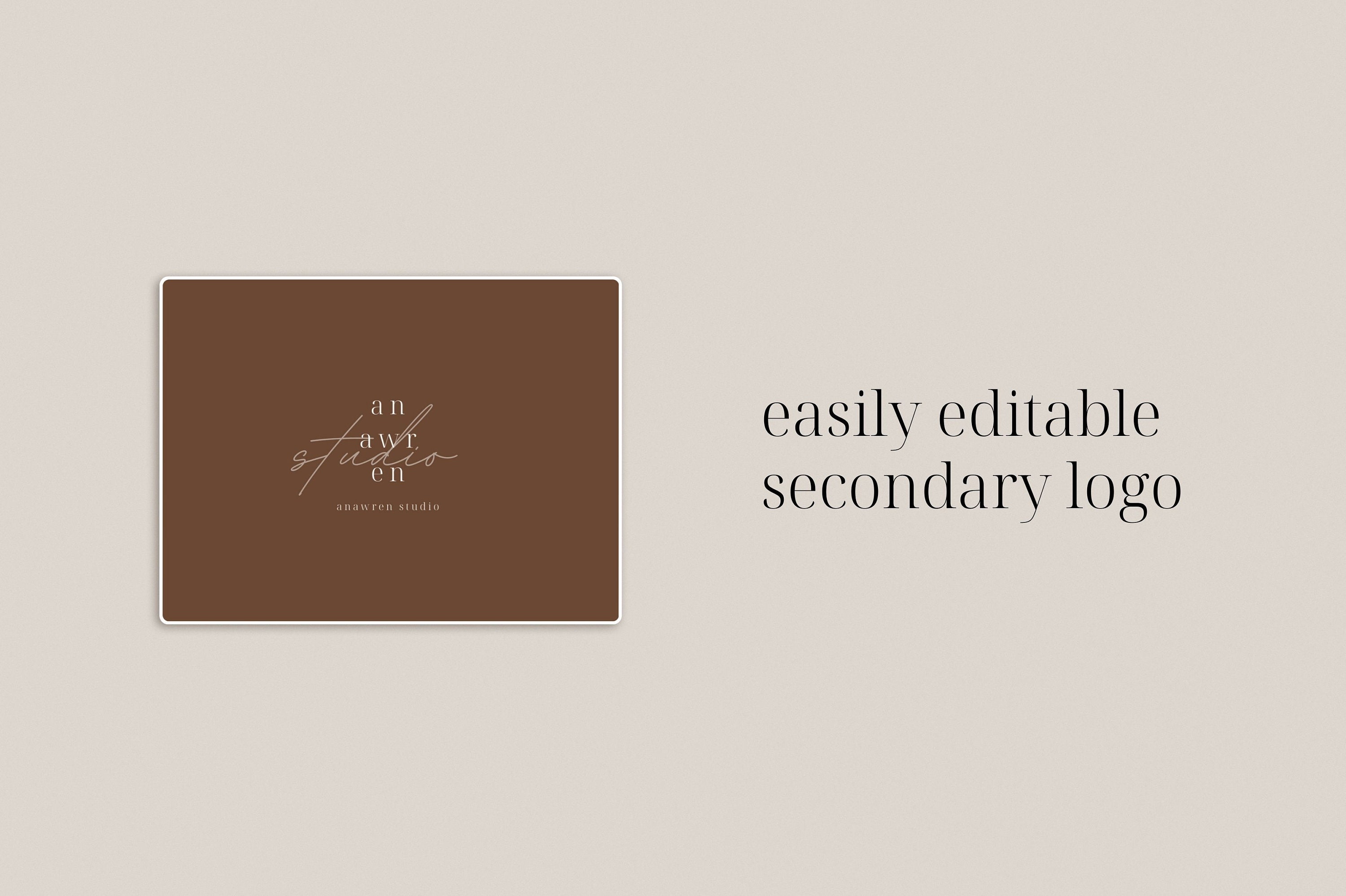 Pre-made Brand Logo Submark Brandboard Business Cards - Etsy