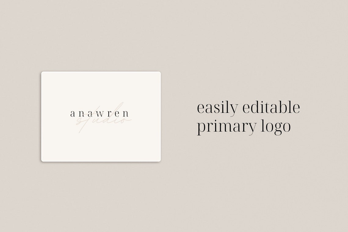 Pre-made Brand Logo Submark Brandboard Business Cards - Etsy