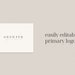 Pre-made Brand Logo Submark Brandboard Business Cards - Etsy