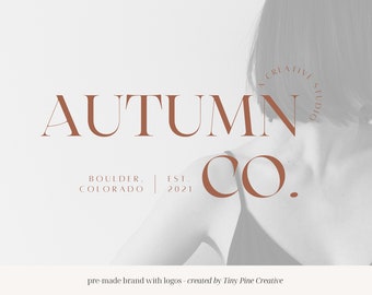 Pre-made Brand Logo Submark Brandboard Business Cards | Etsy