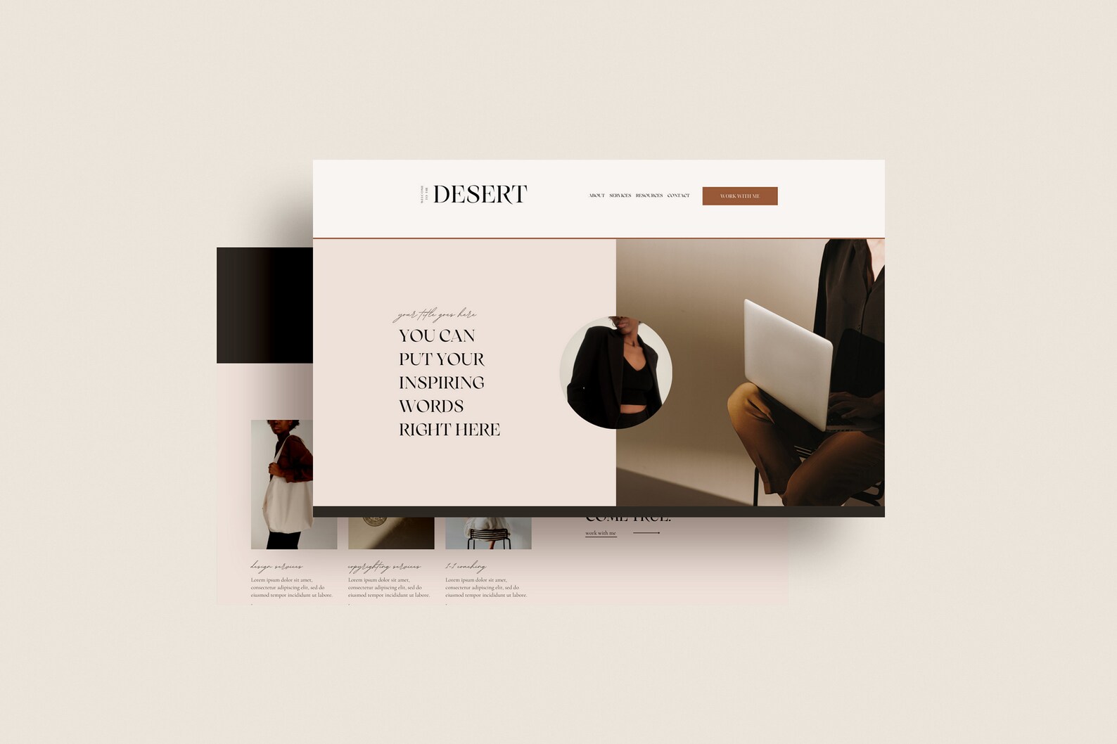 Canva Website Template Canva Template Canva Theme - Etsy