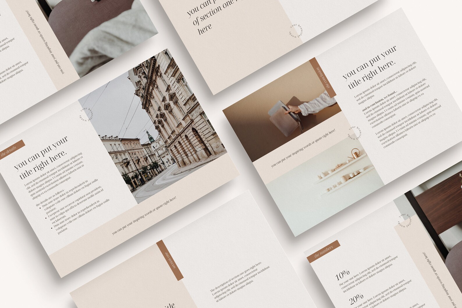 Presentation Template Canva Template Introduction Packet | Etsy