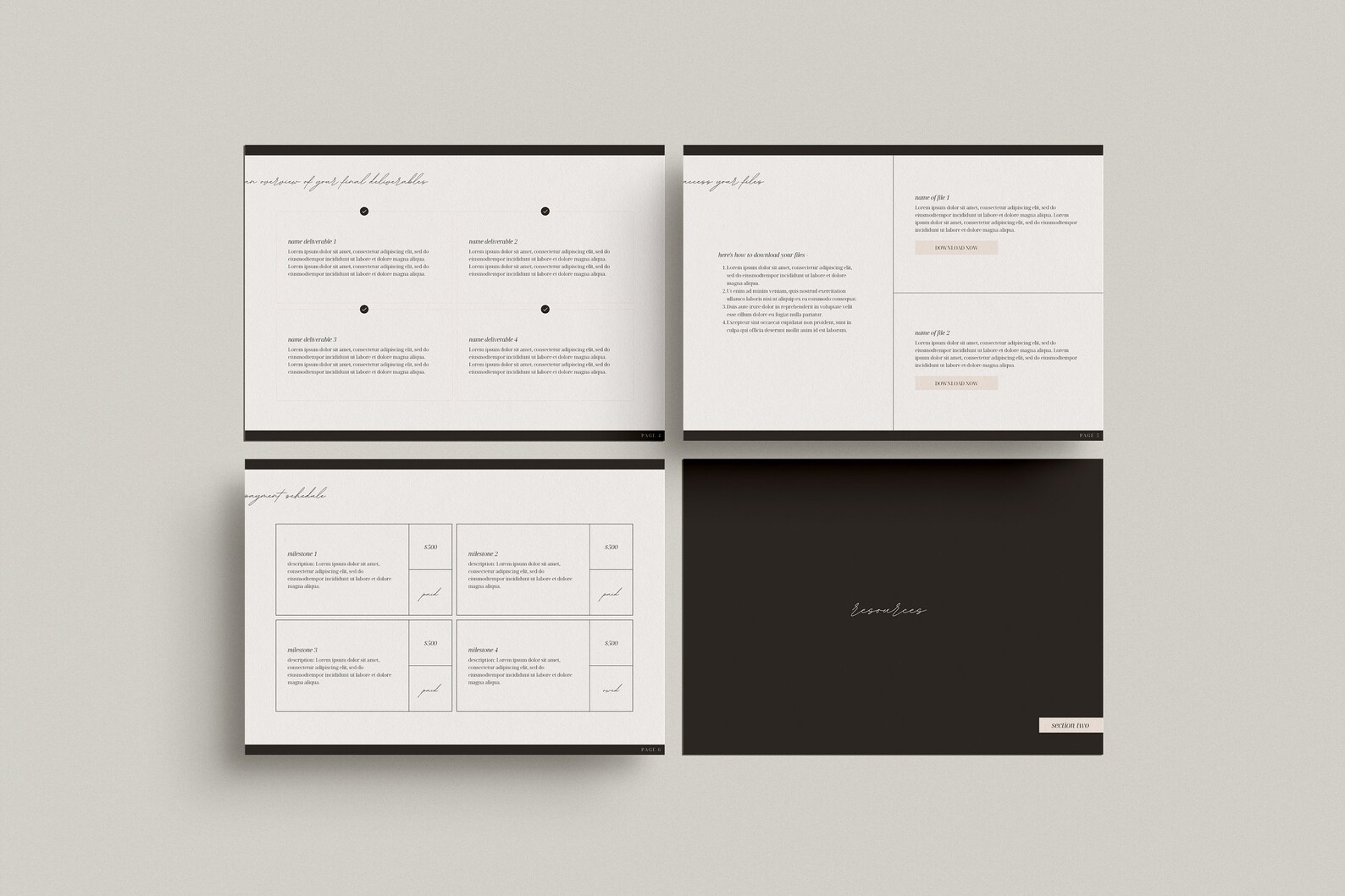 Client Exit Packet Canva Template Business Template | Etsy