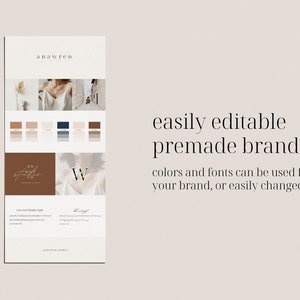 Pre-made Brand Logo Submark Brandboard Business Cards - Etsy