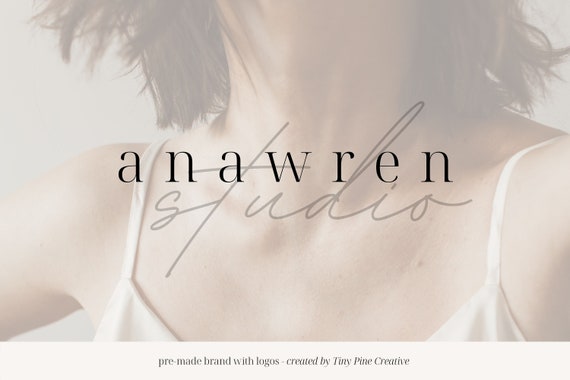 Pre-made Brand Logo Submark Brandboard Business Cards - Etsy