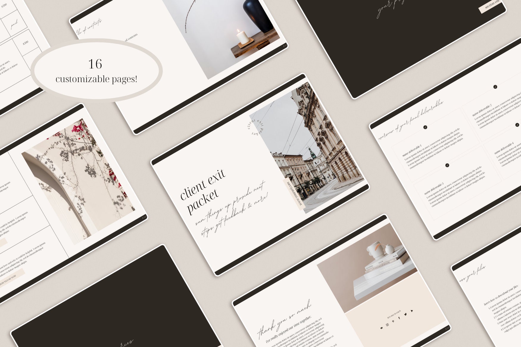 Client Exit Packet Canva Template Business Template - Etsy