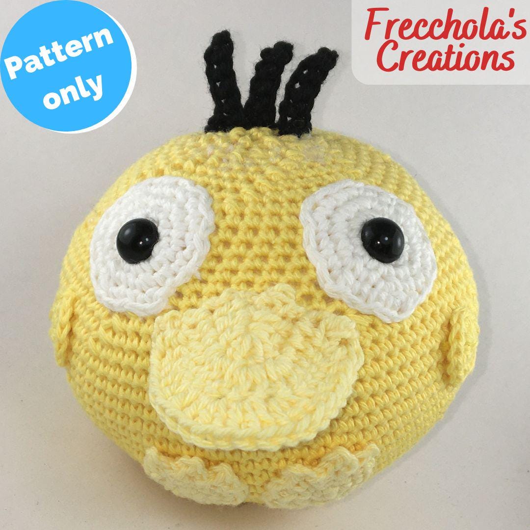 Psyduck Crochet Pattern PDF - Etsy