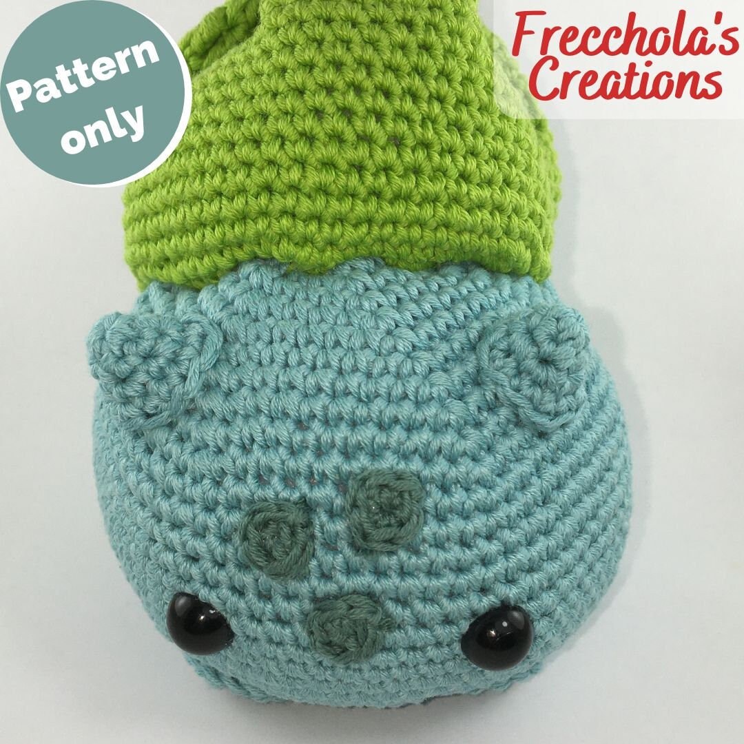 Bulbasaur Crochet Pattern PDF - Etsy