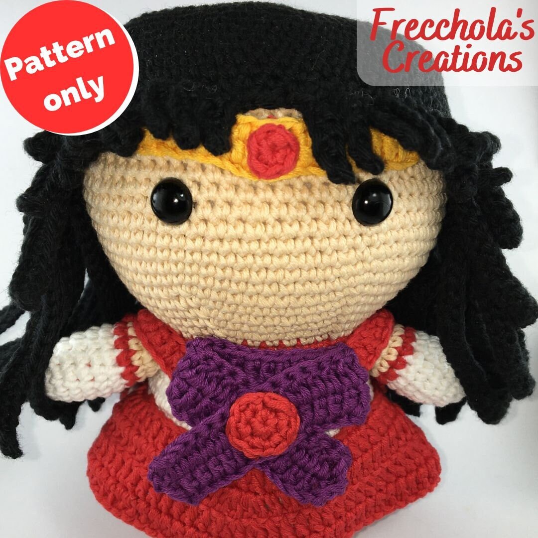 Sailor Mars Crochet Pattern PDF - Etsy