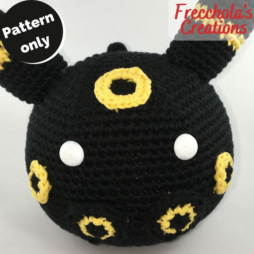 Umbreon Crochet Pattern PDF - Etsy